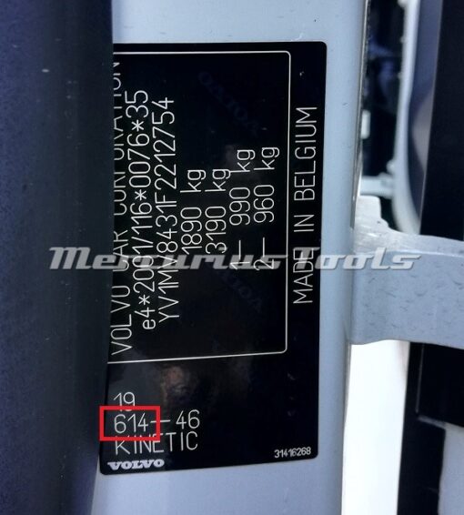 Kleurcode achterhalen Volvo auto's - Mercurius Paint